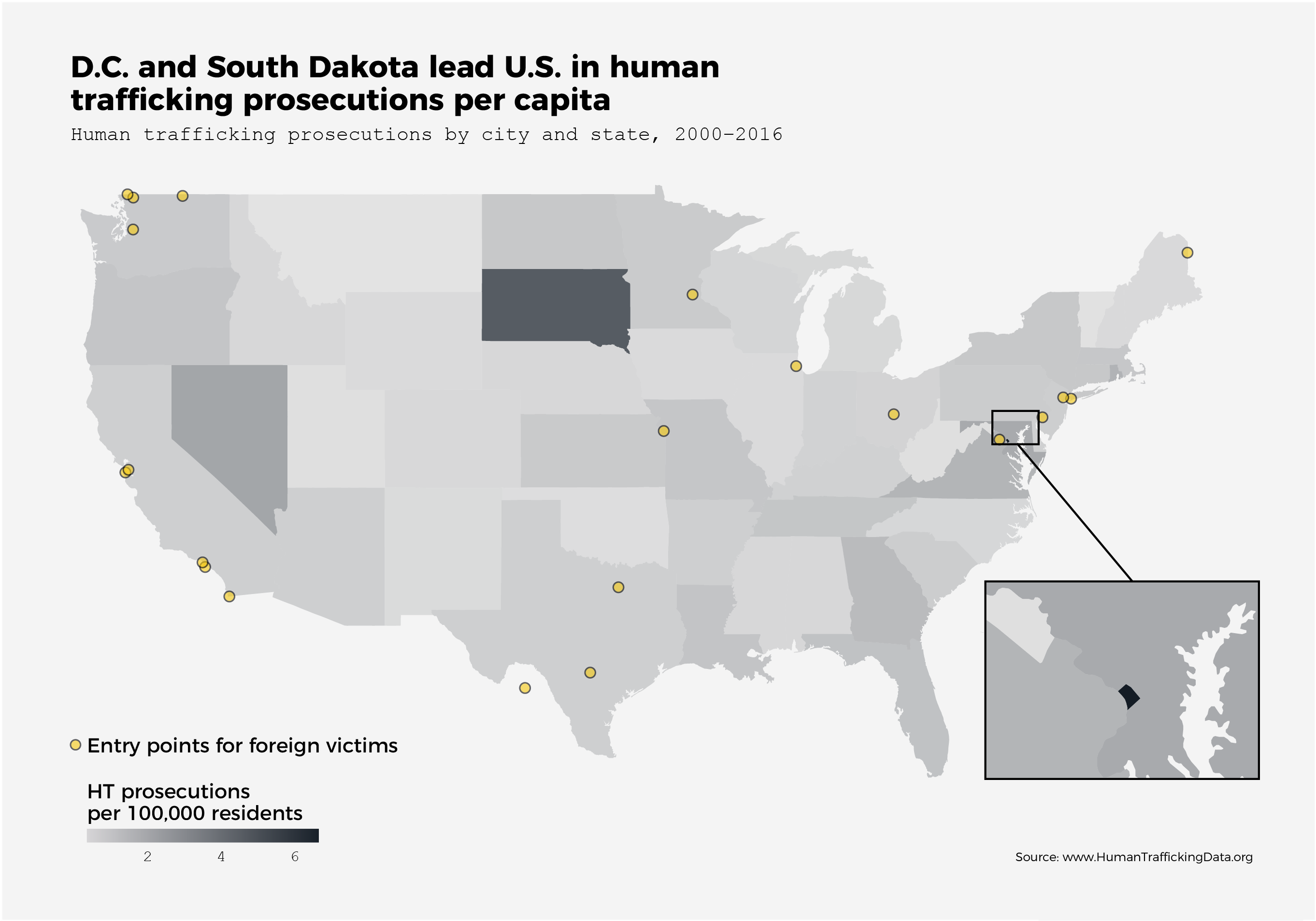 Human Trafficking Data Visualization
